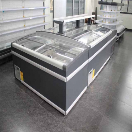 combined island freezer
